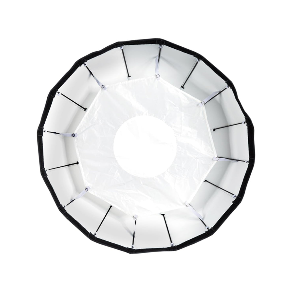 Digitek DBDS-65W 65cm Beauty Dish Softbox (White), Collapsible, Transp