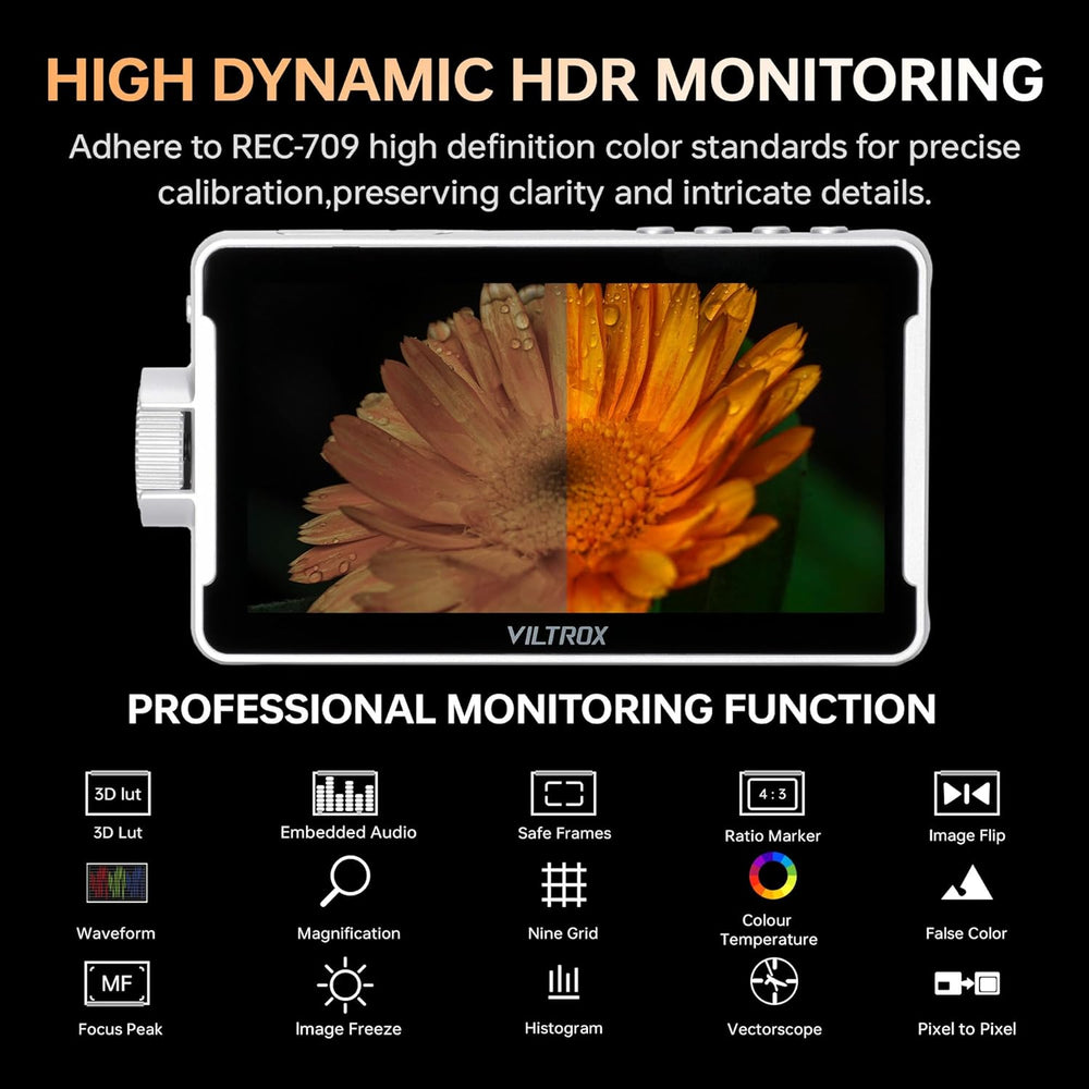 Buy Digitek Viltrox DC-V1 Camera Field Monitor with 4K HDMI Input/Output Online