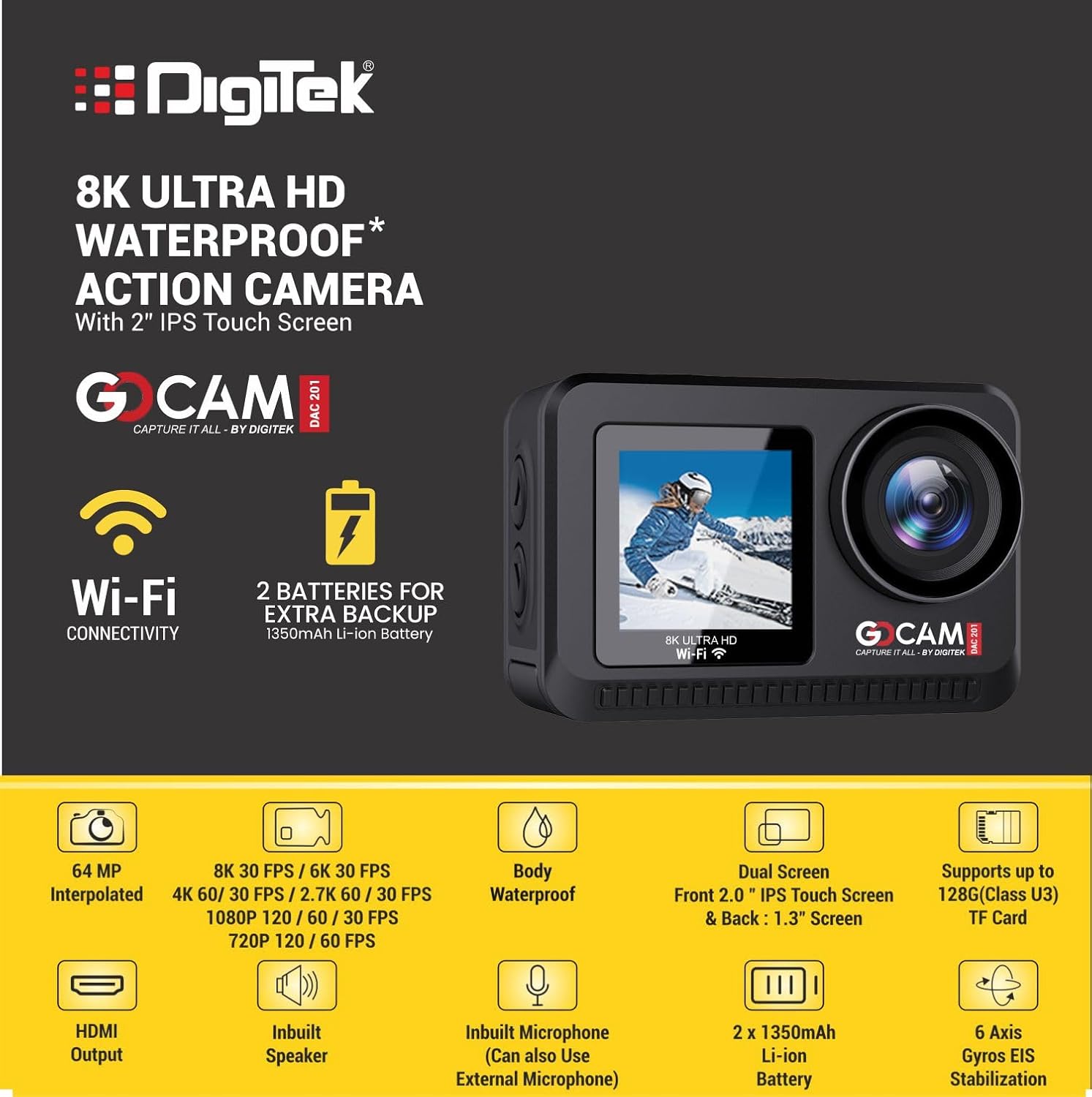 Buy Action Cameras Online for the Best Prices Online Best Prices | Digitek