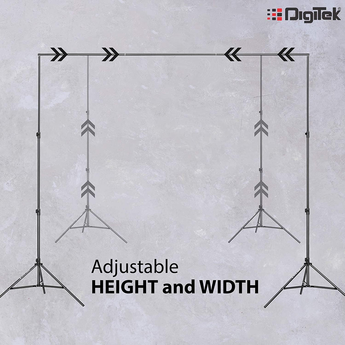 Buy Digitek DBSK-010FT Studio Background Stand Kit for Photography Online