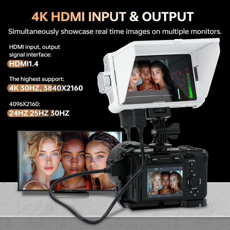 Buy Digitek Viltrox DC-V1 Camera Field Monitor with 4K HDMI Input/Output Online