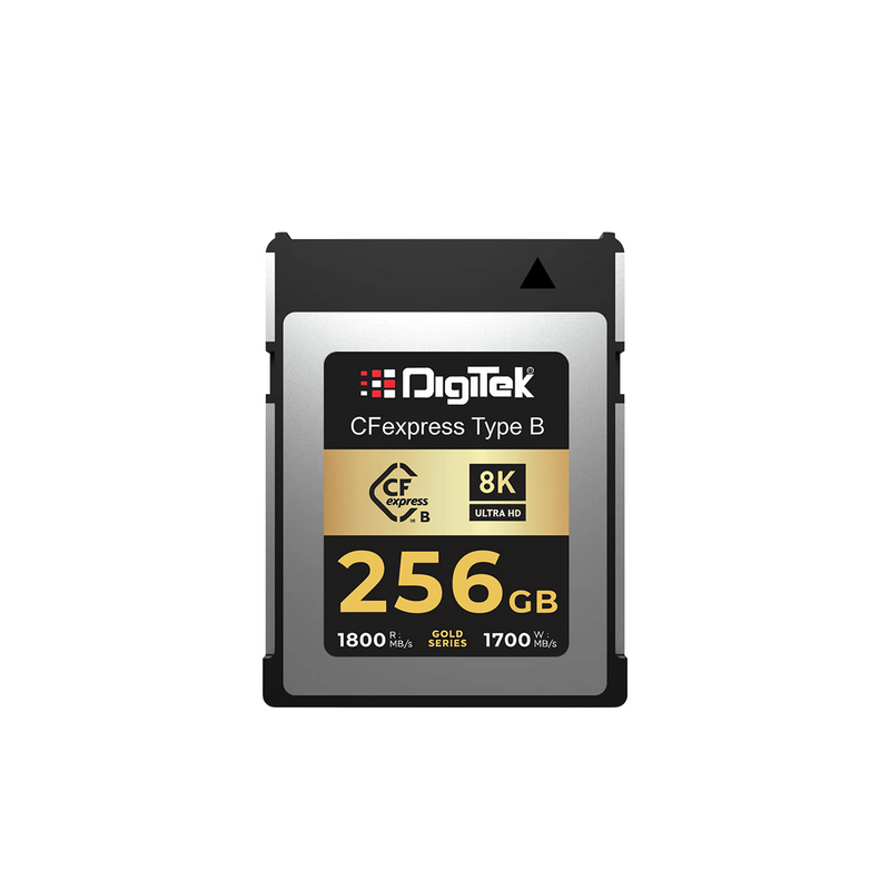 Digitek 8K Ultra HD 256GB CFexpress Type B Card Gold Series