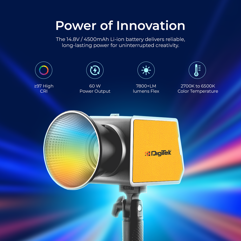 Buy Digitek Shoots with Digitek DCL-60W RGB Continuous LED Light Online