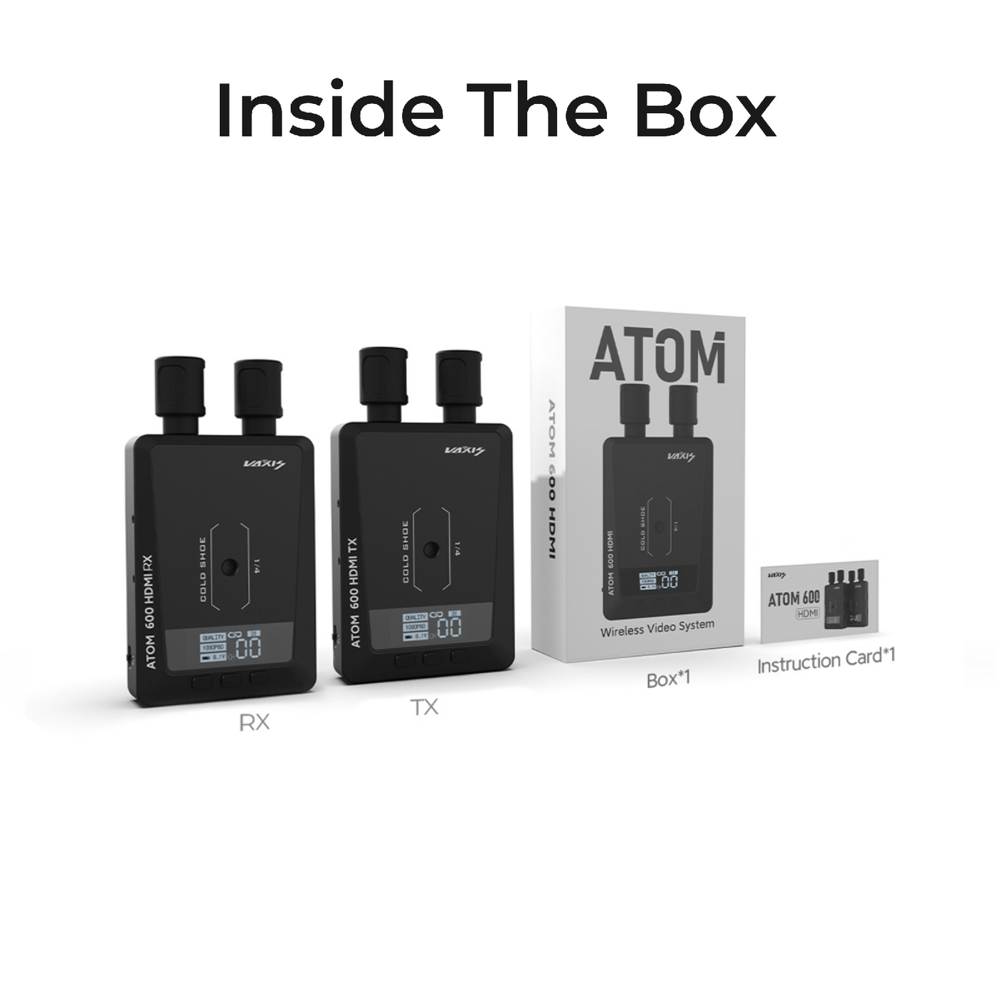 Buy Vaxis Atom 600 HDMI Wireless Video Transmitter & Receiver Kit Online