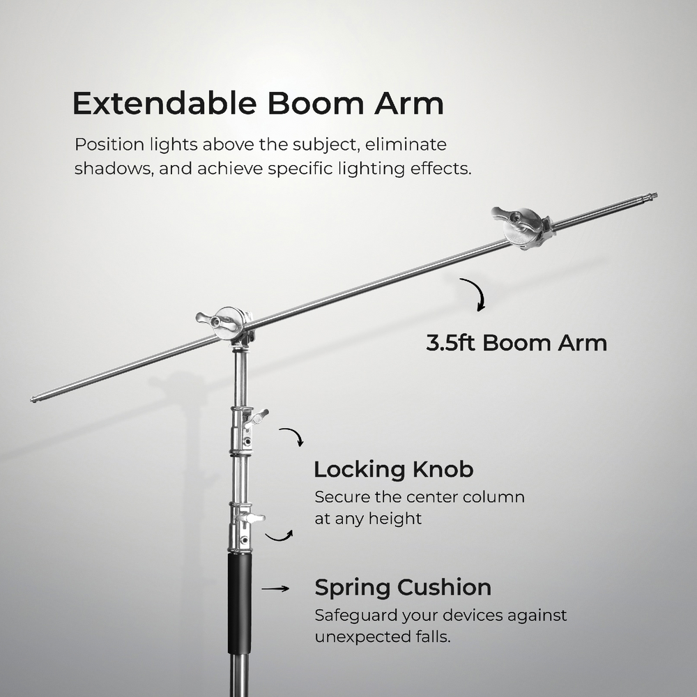 Buy Digitek Heavy Duty Light Stand C-Stand Max 10 Feet for Studio Online