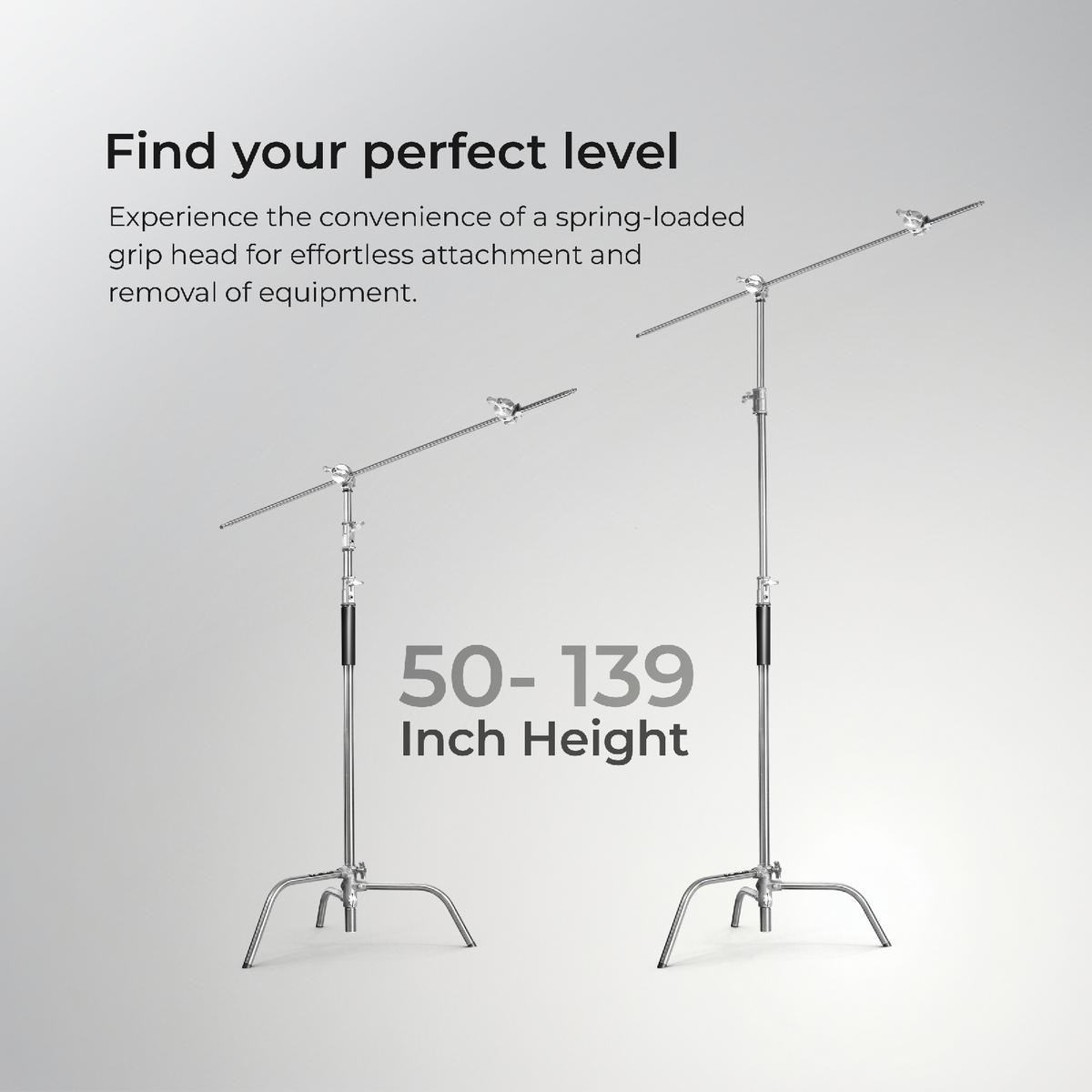 Buy Digitek Heavy Duty Light Stand C-Stand Max 10 Feet for Studio Online