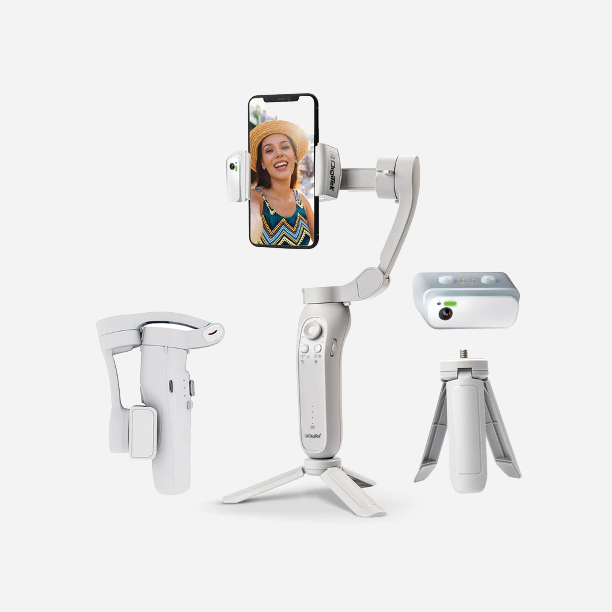 Buy Digitek DSG-007F 3-Axis Gimbal with AI Tracker for Smartphones