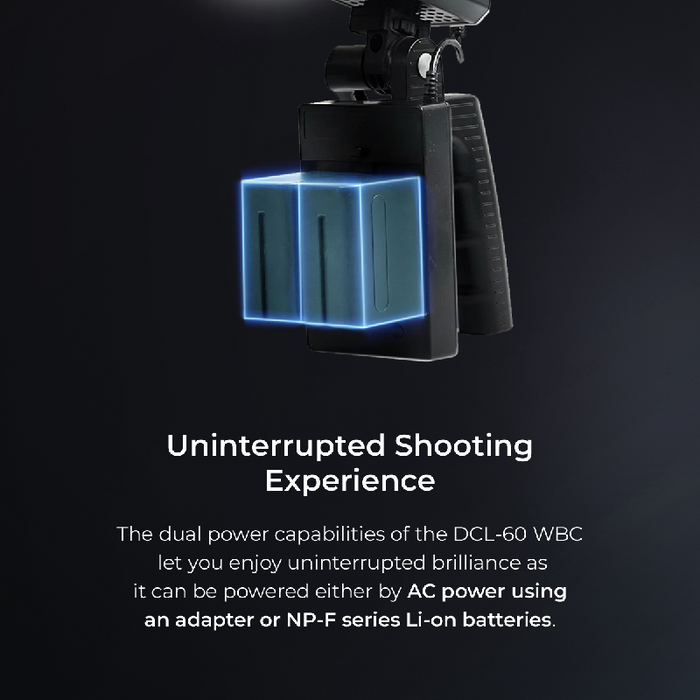 Buy Digitek Bi-Color Handheld Continuous LED Light DCL-60 WBC Online