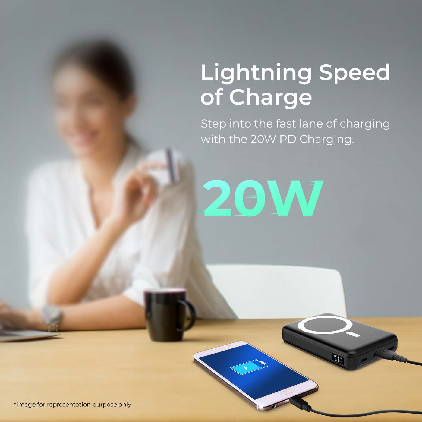 Buy Digitek DPB-10000 PD-MS Superfast Wireless MagSafe Power Bank Online