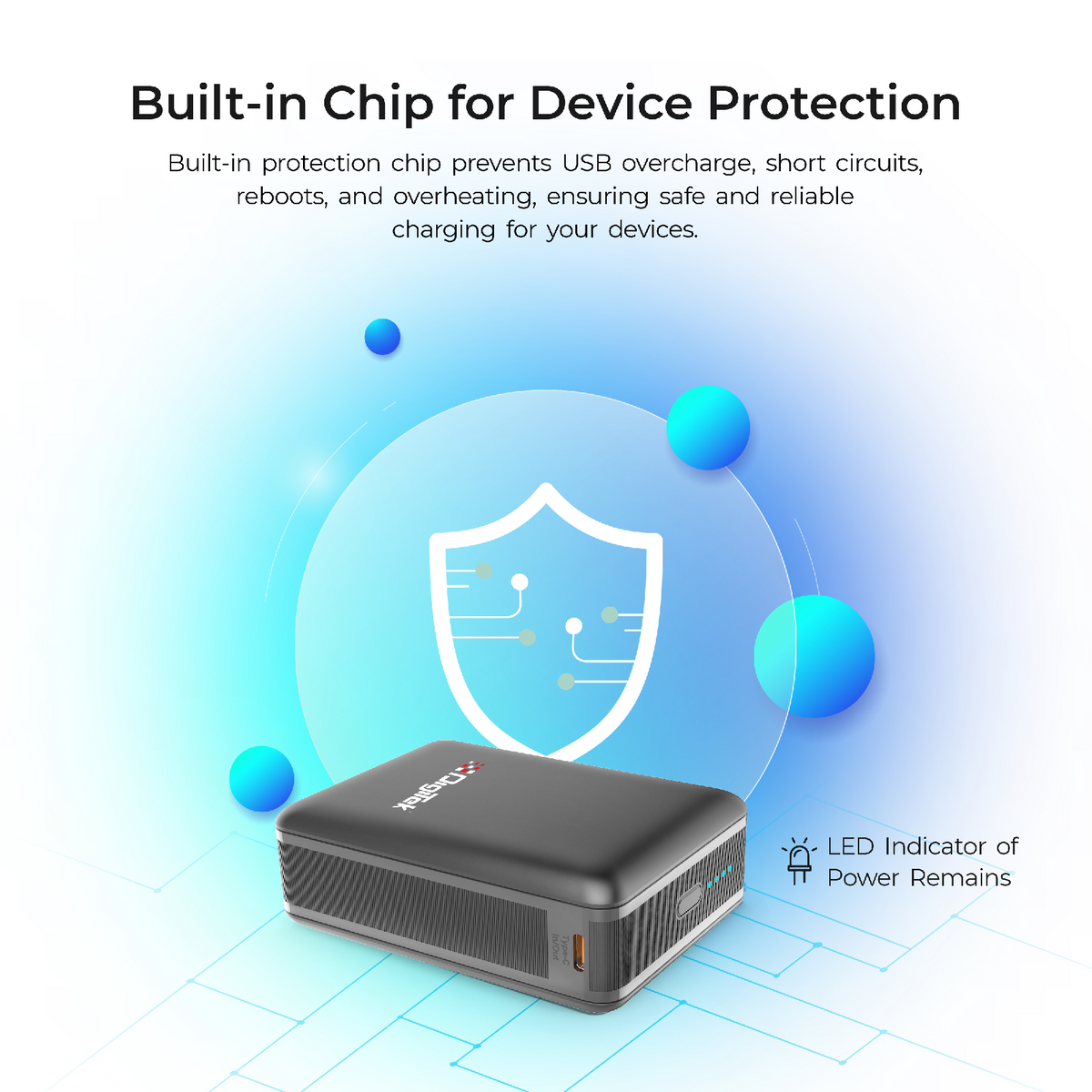 Buy Digitek DPB-20000-PD QC High Capacity Power Bank with Type-C Port ...