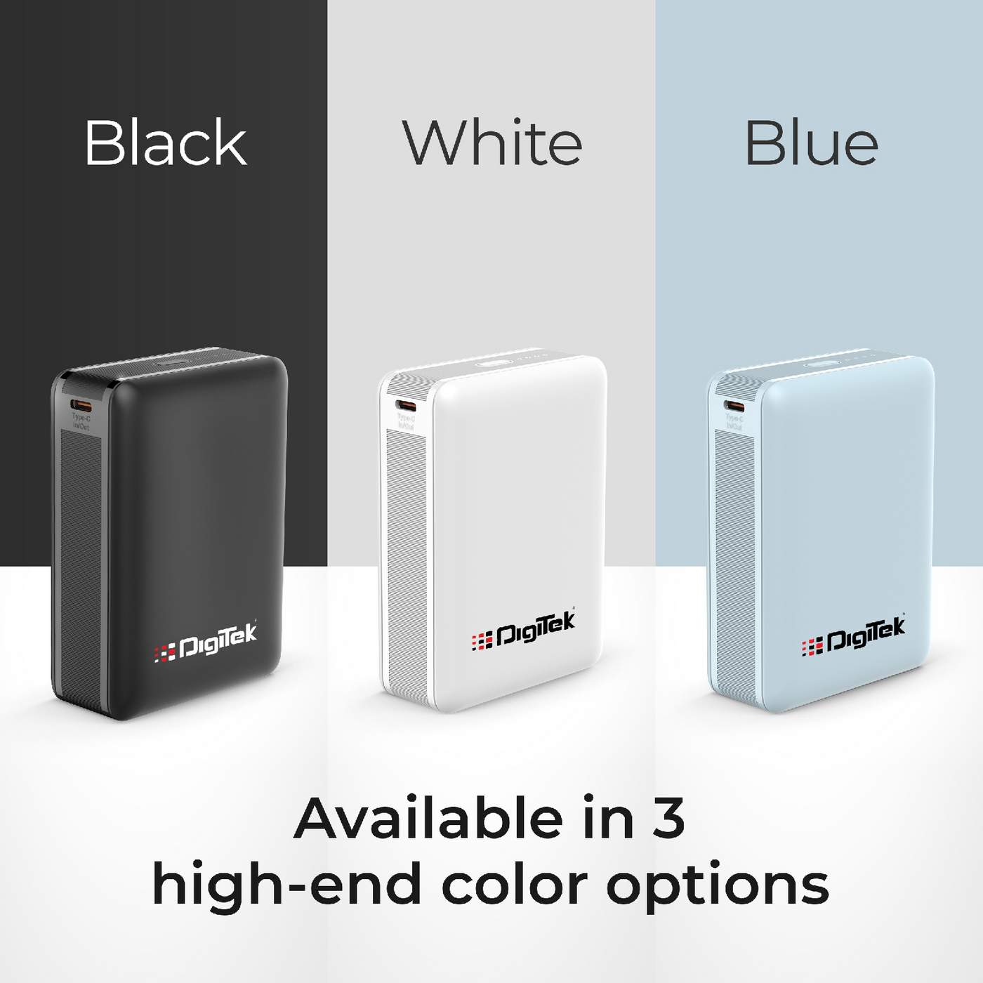 Buy Digitek DPB-20000-PD QC High Capacity Power Bank with Type-C Port ...