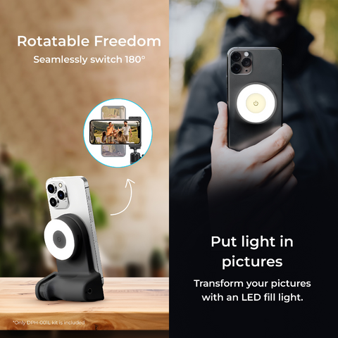 Buy Digitek Smartphone Photo Grip DPH 001L with LED Fill RingOnline ...