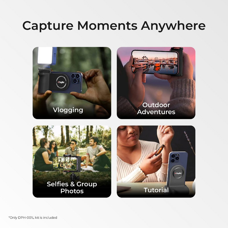 Buy Digitek Smartphone Photo Grip DPH-001L with LED Fill Ring Online