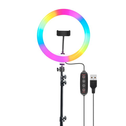 Buy Digitek (DRL-14C RGB) 31cm LED Ring Light with 5 feet Stand for ...