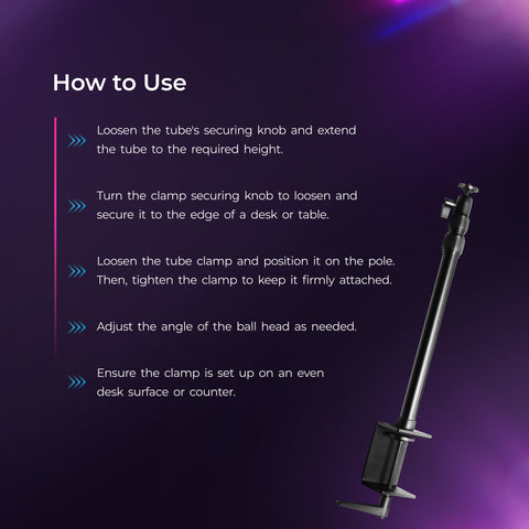 Buy Digitek (DTMHA 001 )Table Mount with Auxiliary Holding Arm for ...