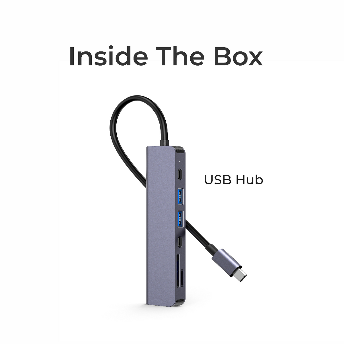 Buy Digitek 7-in-1 Type-C USB Hub with 4K HDMI & PD Charging Online