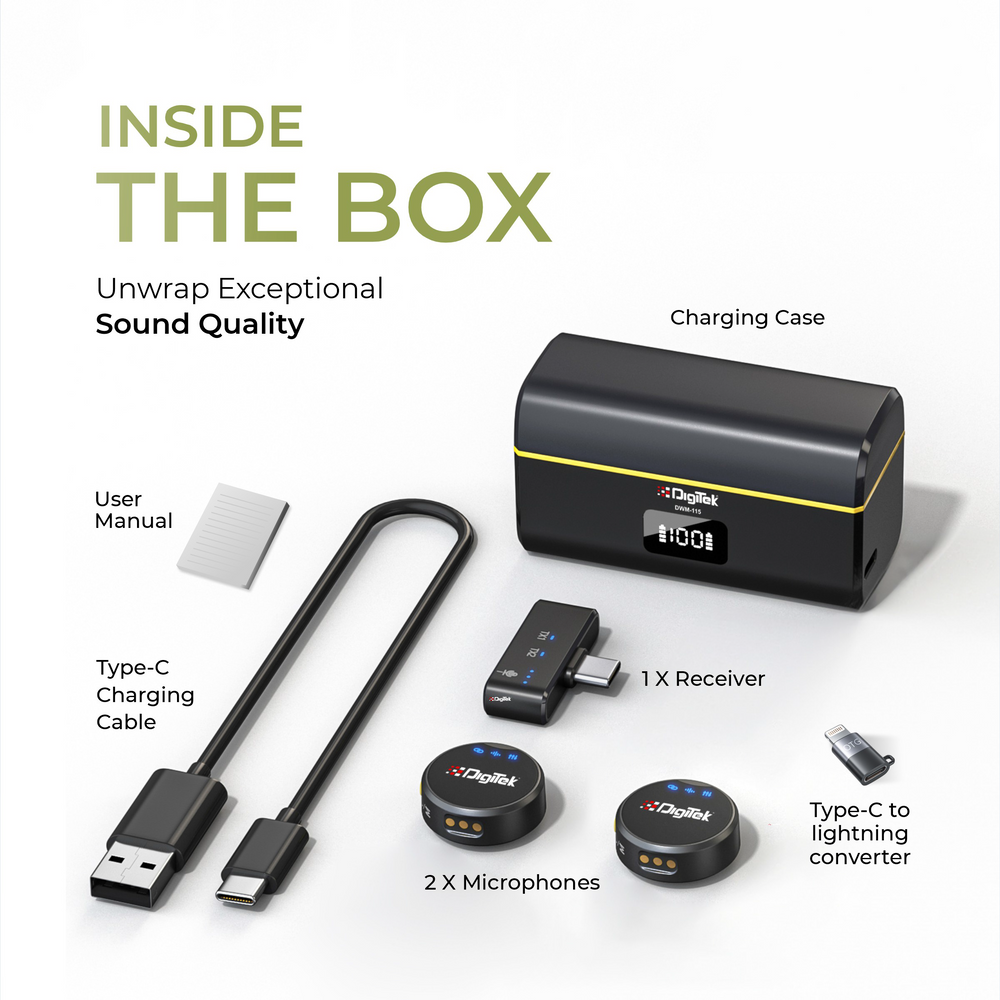 Buy Digitek DWM-115 All-Directional Condenser Wireless Microphone Online
