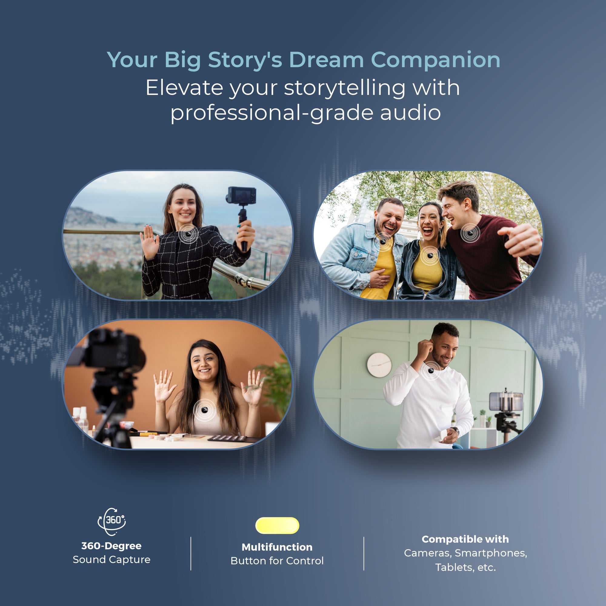 Buy Digitek DWM-116 2-in-1 Wireless Microphone for Smartphones & DSLR ...