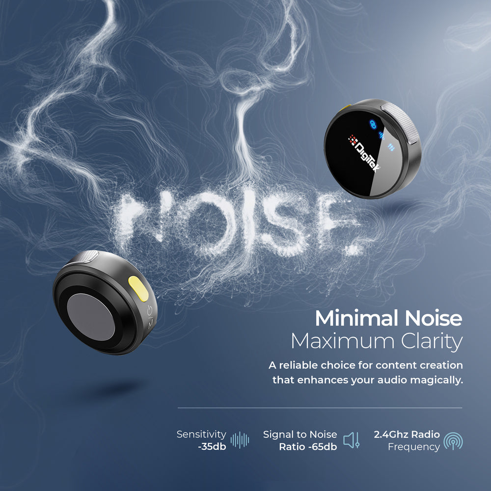 Buy Digitek DWM-116 2-in-1 Wireless Microphone for Smartphones & DSLR ...