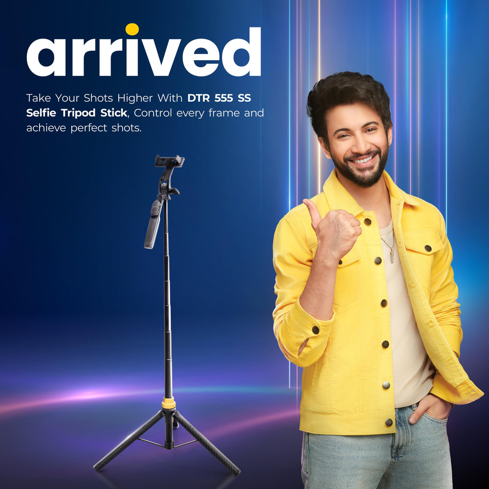 Buy Digitek (DTR-555 SS) Foldable Tripod Selfie Stick for Smartphone ...