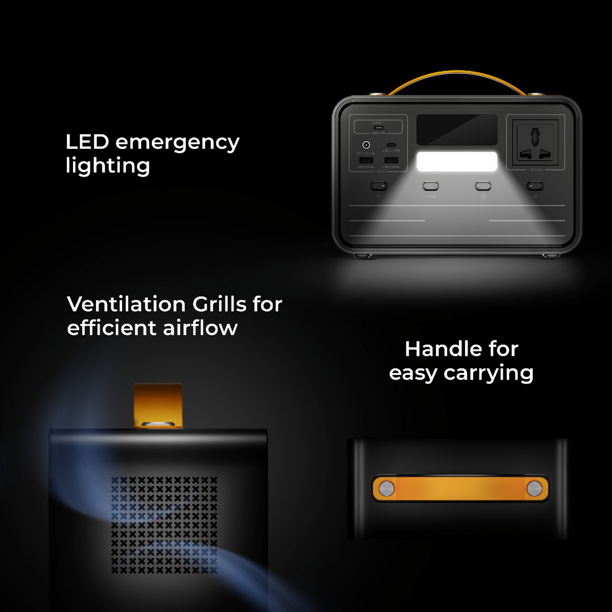 Buy Digitek 300W Power Station Portable AC/DC Power Station Online