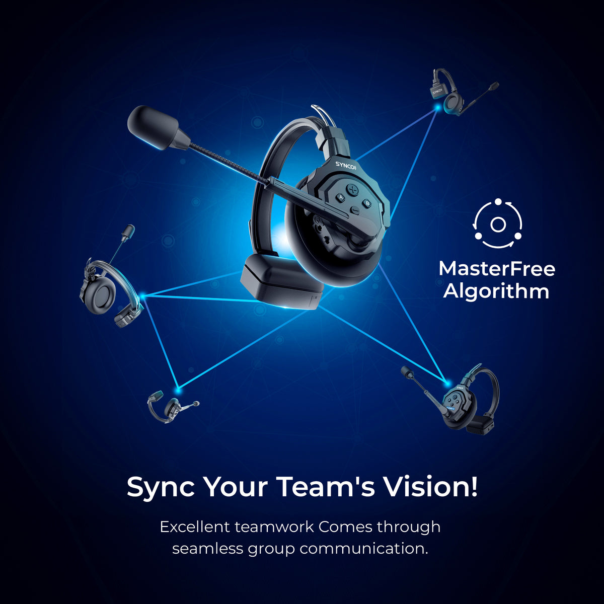 Buy Digitek Synco X-Talk X5 2.4GHz Wireless Headset System Online