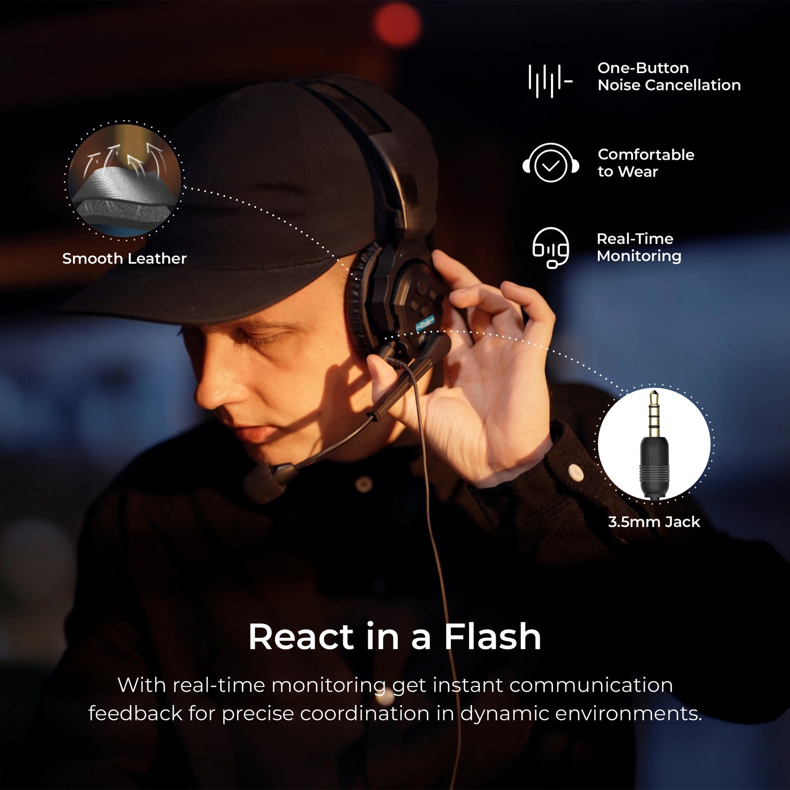 Buy Digitek Synco X-Talk X5 2.4GHz Wireless Headset System Online