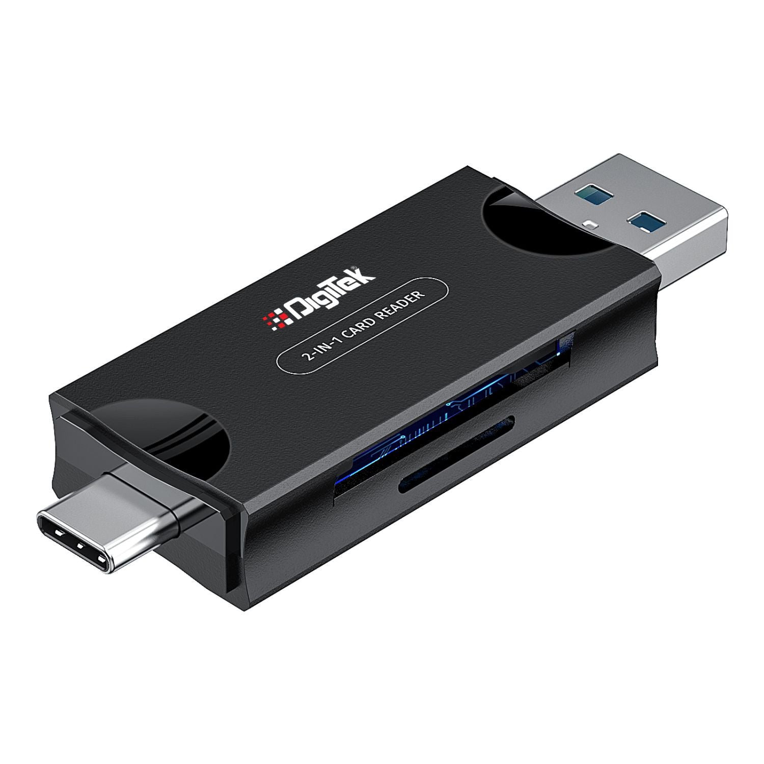 Buy Digitek (DCR-007) USB-A 3.0 & Type C High-Speed Multi-Card Reader ...