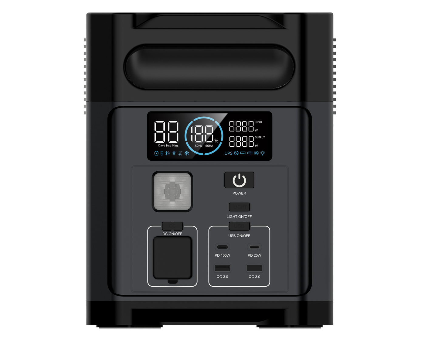 Digitek Power Station DPS 1200W /Portable AC/DC Power Station Compatib