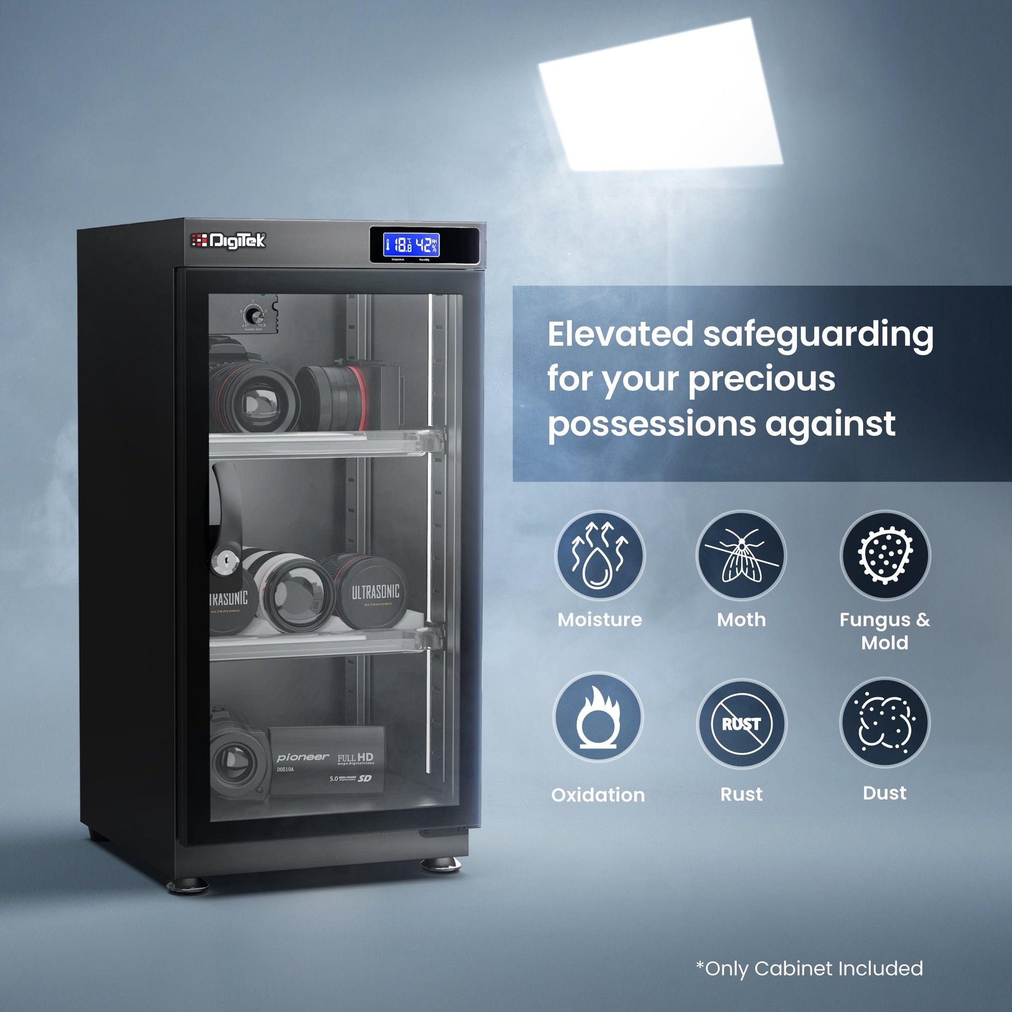 Buy Digitek 50 Liters Digital Display Dry Cabinet with Humidity ...