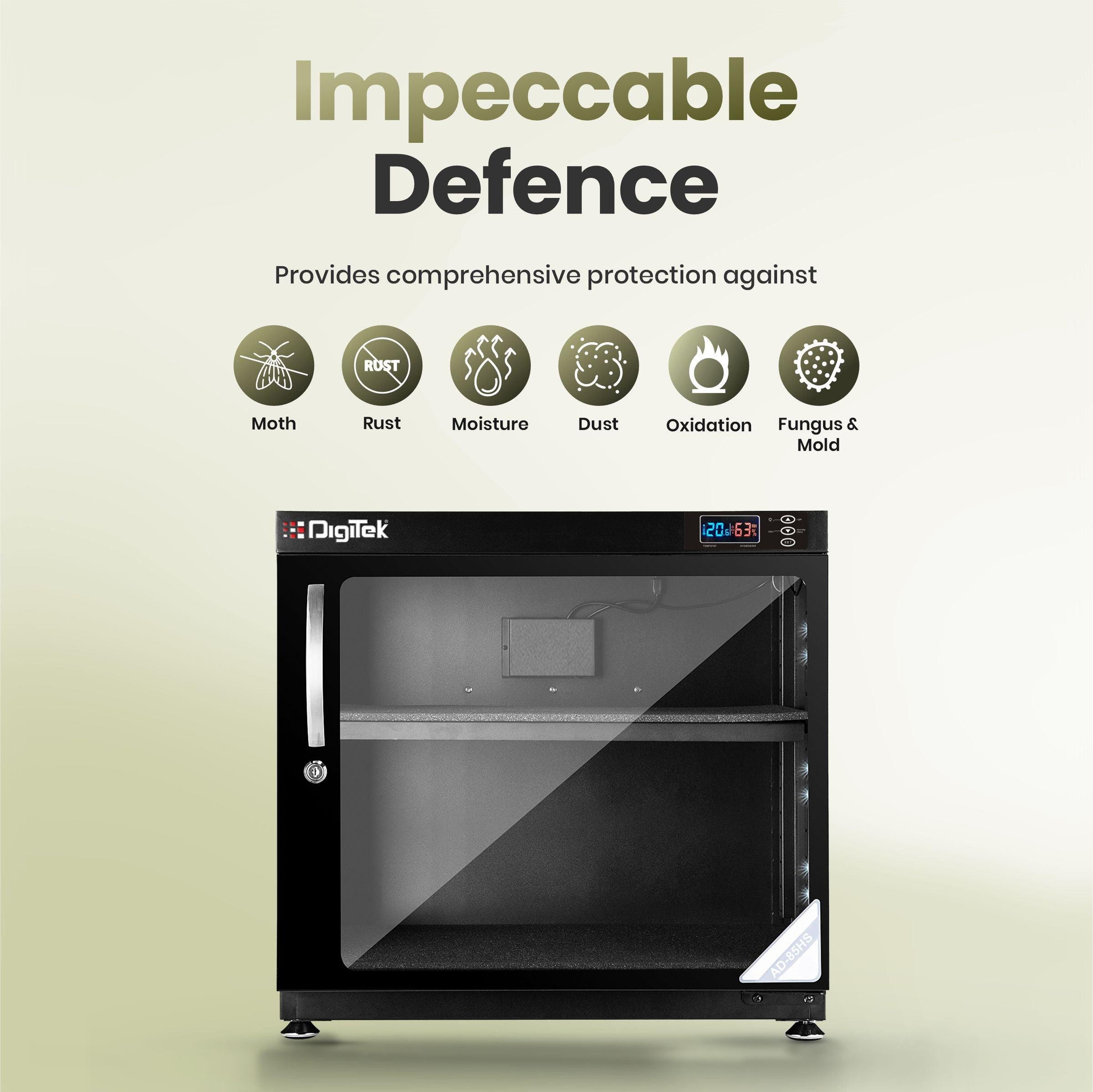 Buy Digitek AD-85HS 85L Digital Dry Cabinet with Humidity Display Online