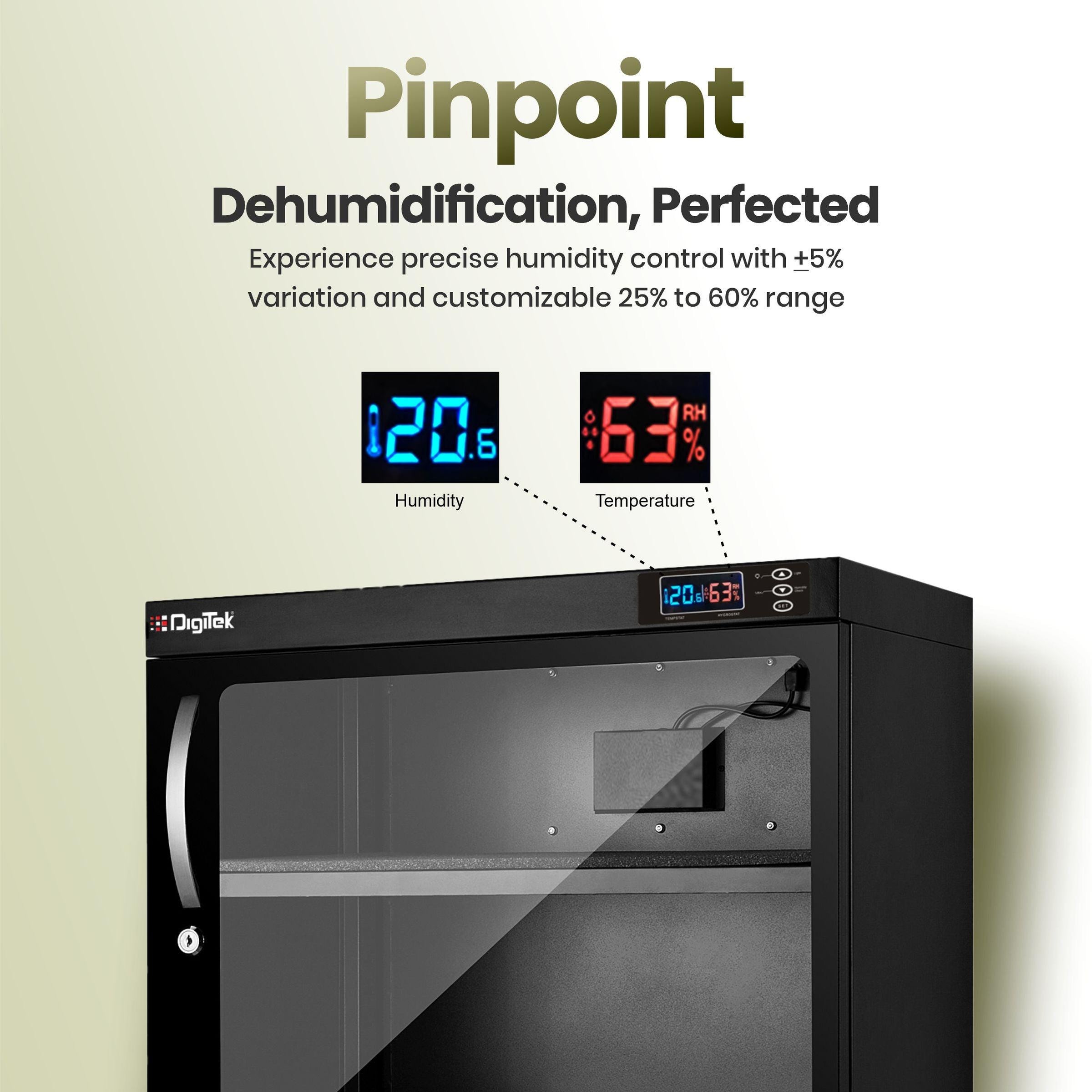Buy Digitek AD-85HS 85L Digital Dry Cabinet with Humidity Display Online
