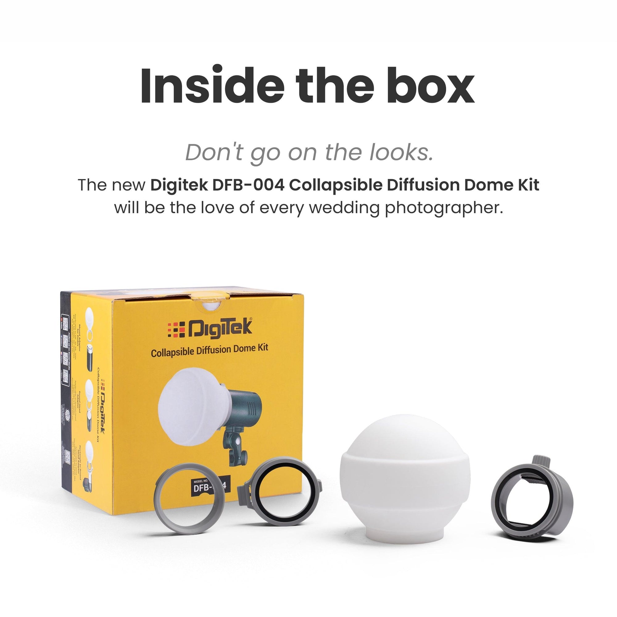 Digitek (DFB 004) Professional Collapsible Diffusion Dome Kit-DFB 004