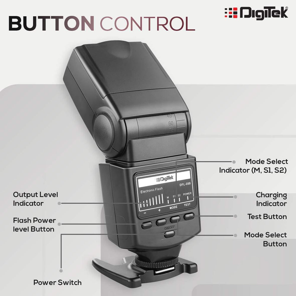 Buy Digitek Universal Electronic Flash Speedlite DFL-088 Online