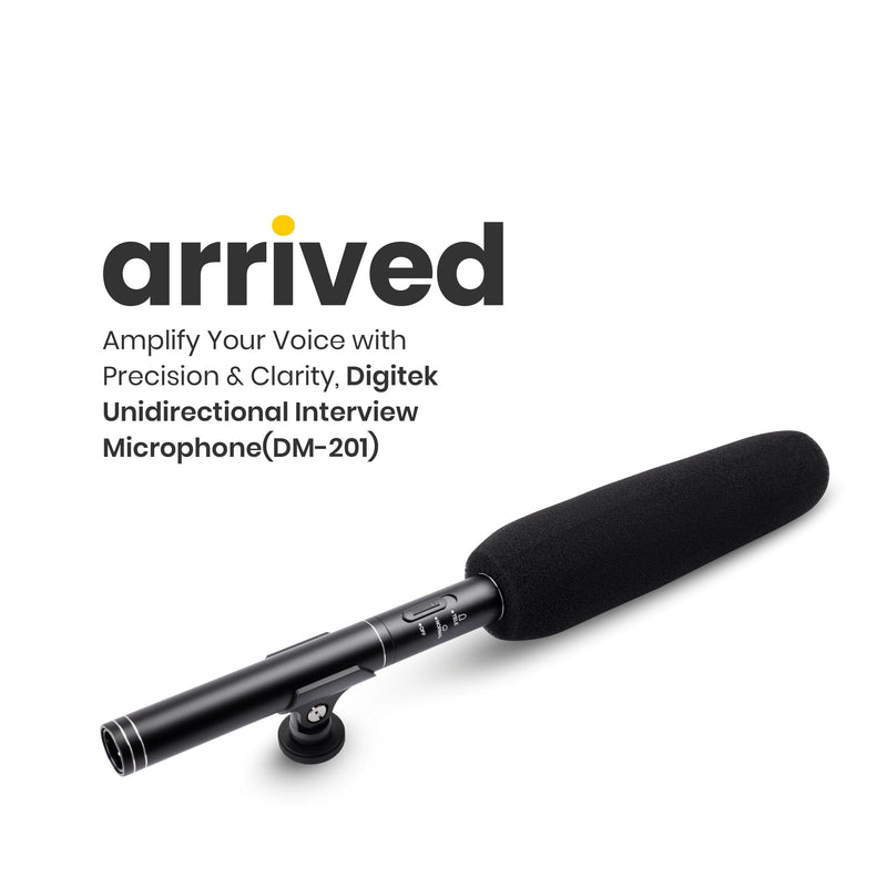 Buy Digitek (DM-201) Unidirectional Interview Microphone for Smartphone ...
