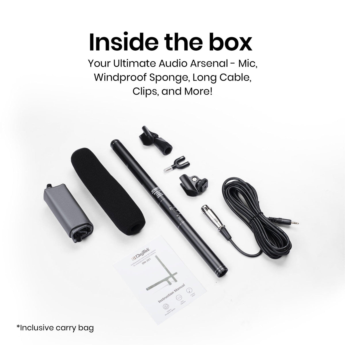 Buy Digitek (DM-201) Unidirectional Interview Microphone for Smartphone ...