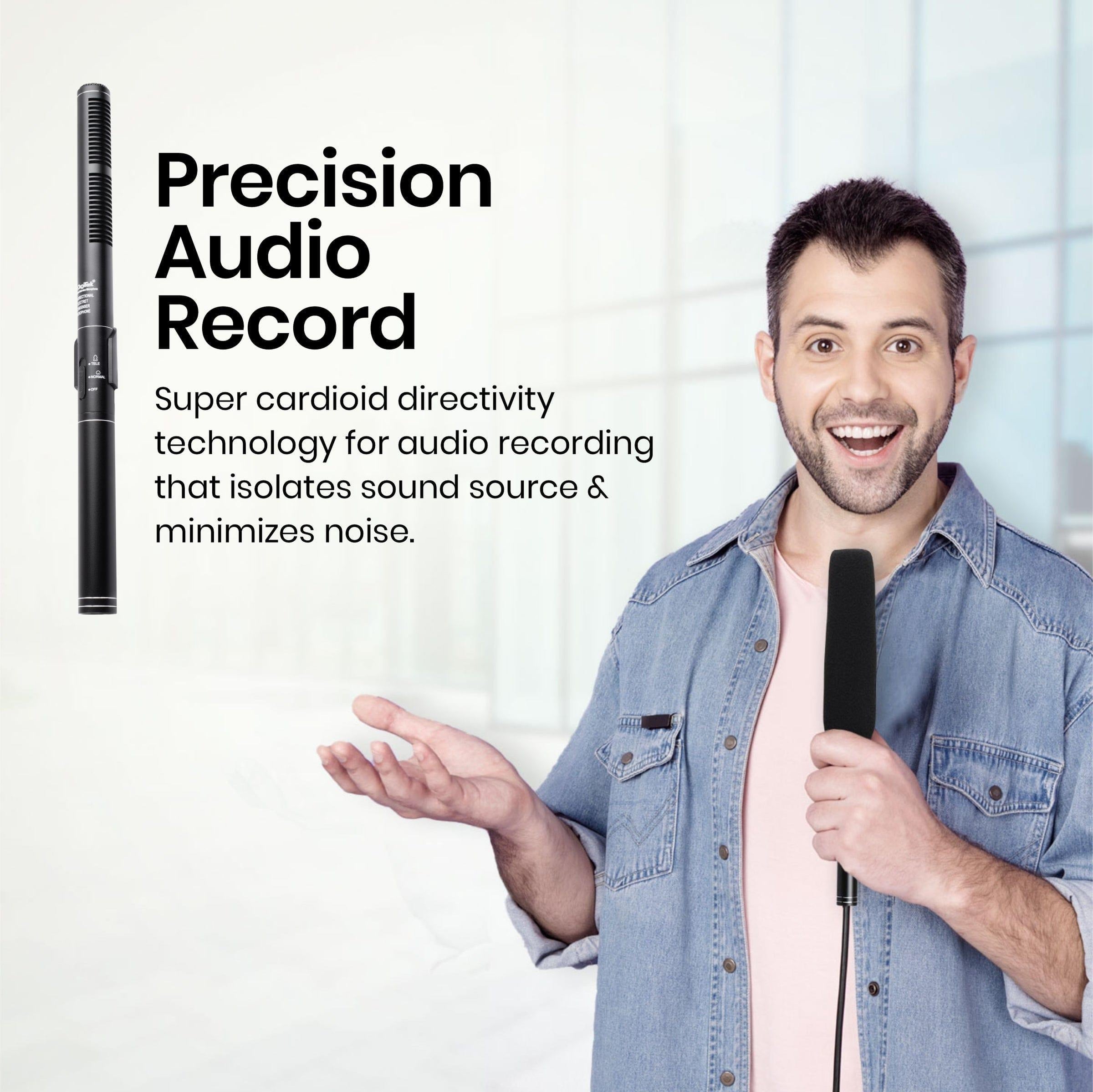 Buy Digitek (DM-201) Unidirectional Interview Microphone for Smartphone ...