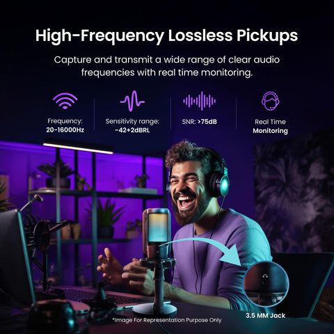 Buy Digitek (DM 301) USB Professional Gaming RGB MicrophoneOnline Best ...