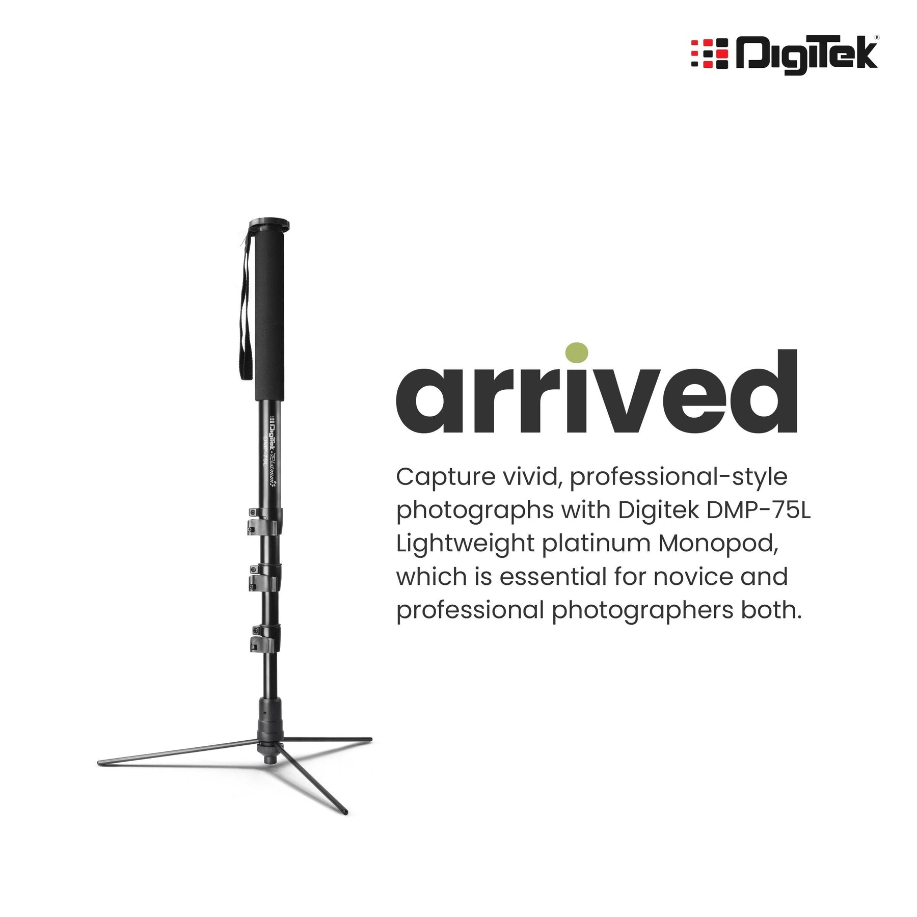 Buy Digitek (DMP 75L) Lightweight Aluminum Telescopic Camera Monopod Online