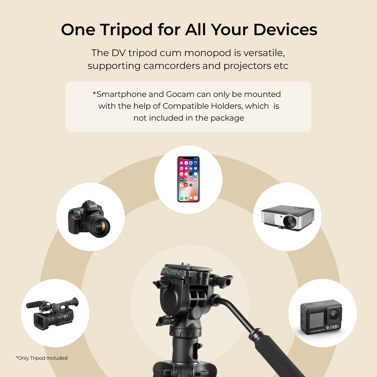Buy Digitek DPTR-895VD Platinum Professional Tripod Online