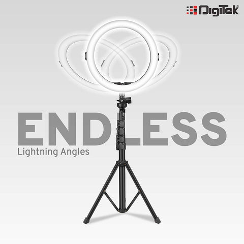 Buy Digitek (DRL 12C) Professional (12 inch) LED Ring Light with Tripod ...