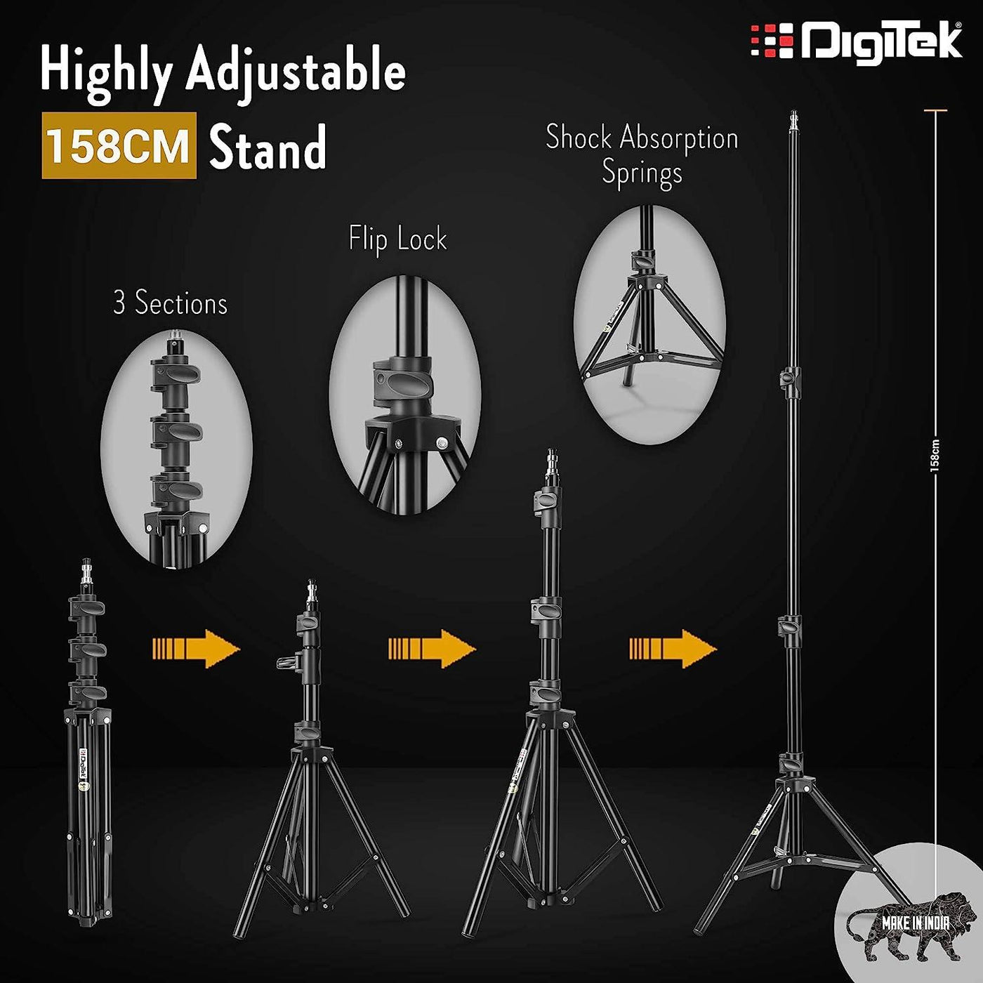 Buy Digitek Professional Big LED Ring Light DRL-18HC Online