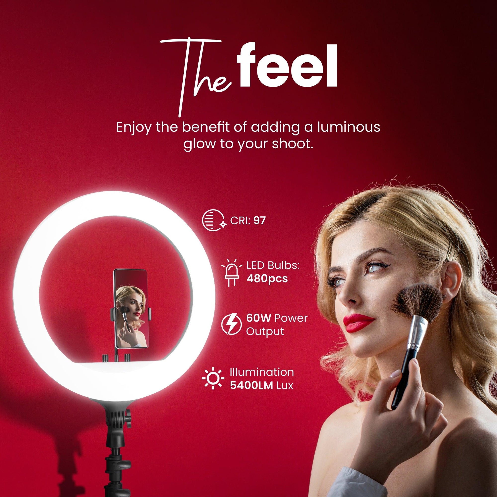 Buy Digitek LED Ring Light with Remote Control DRL-18RT Online