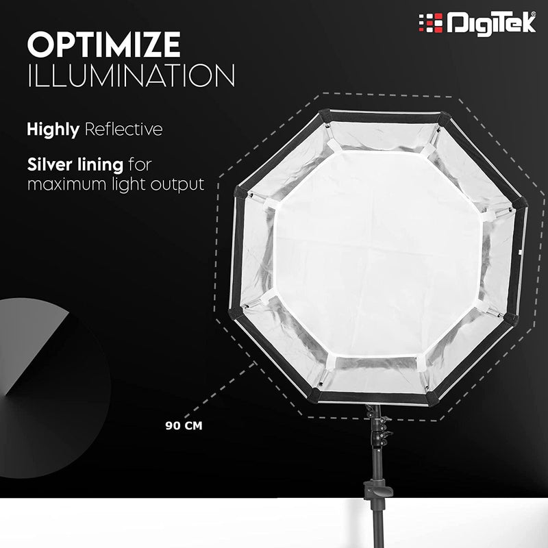 Buy Digitek 90cm Octagon Softbox with Bowens Mount DSB-90