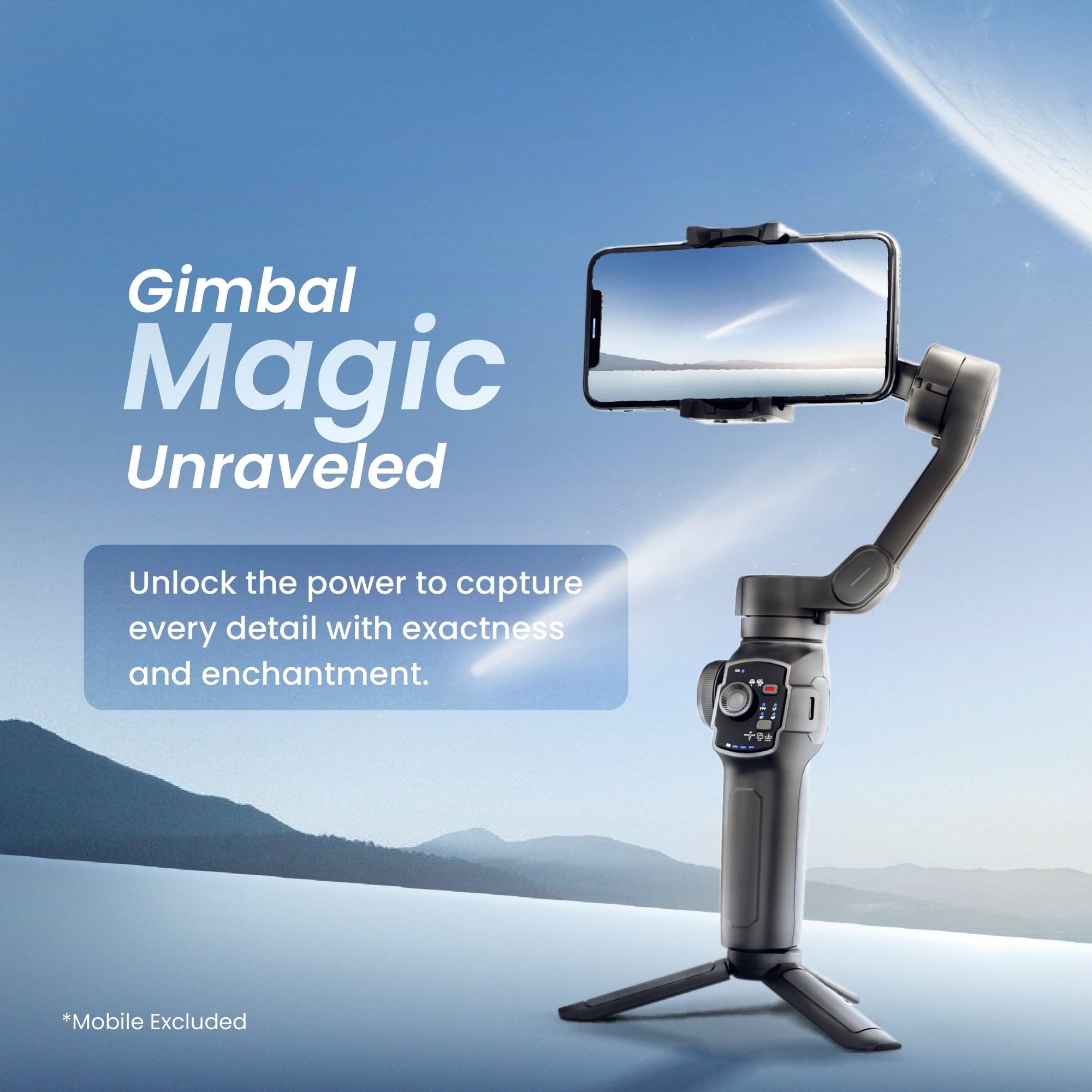 Buy Digitek AI 3-Axis Wide-Angle Smartphone Gimbal Online