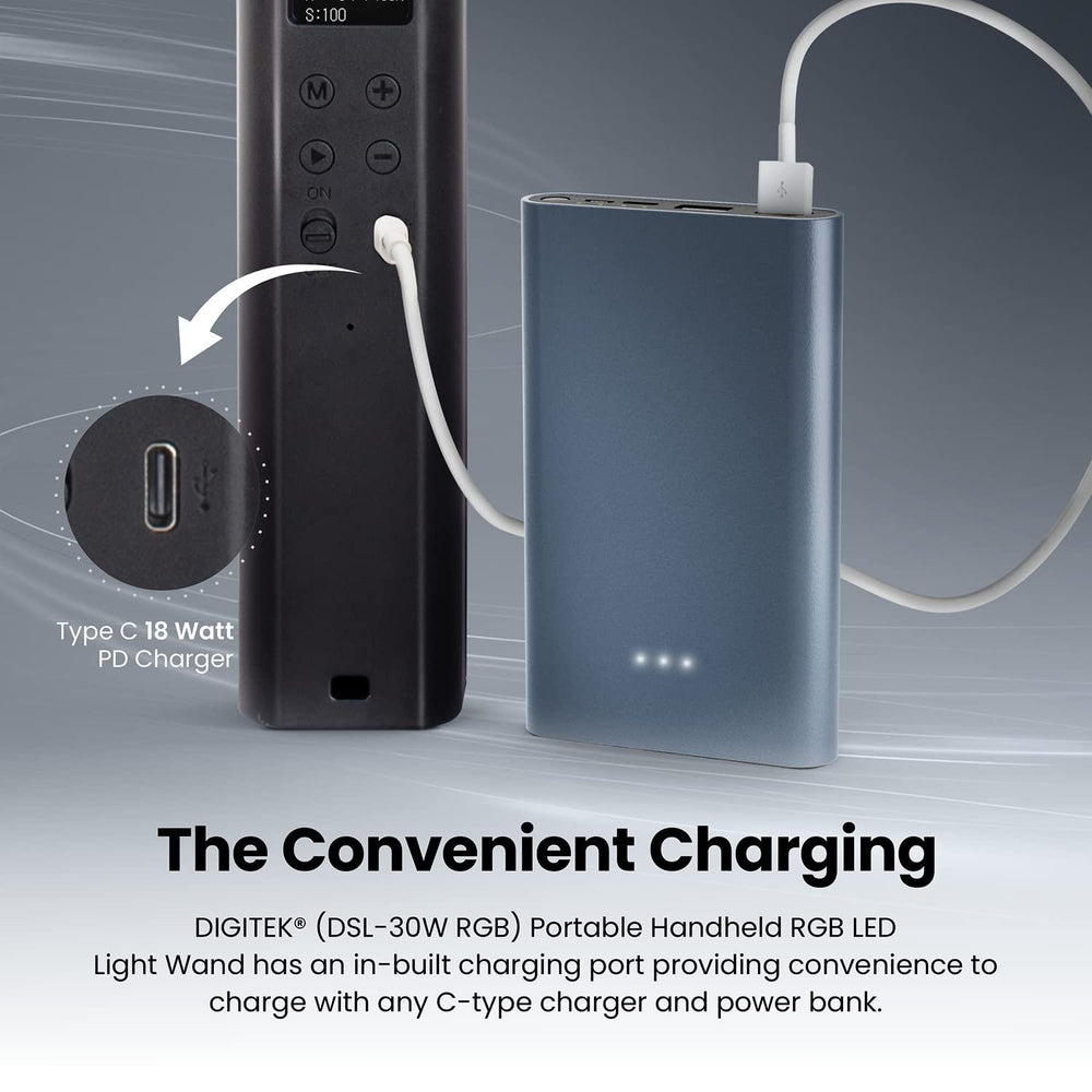 Buy Digitek Portable Handheld RGB LED Light Wand with Grid DSL-30WRGB ...