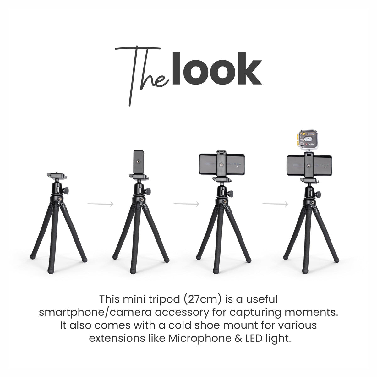 Buy Digitek DTR-320FT Flexible Mini Tripod for Camera & Mobile Online