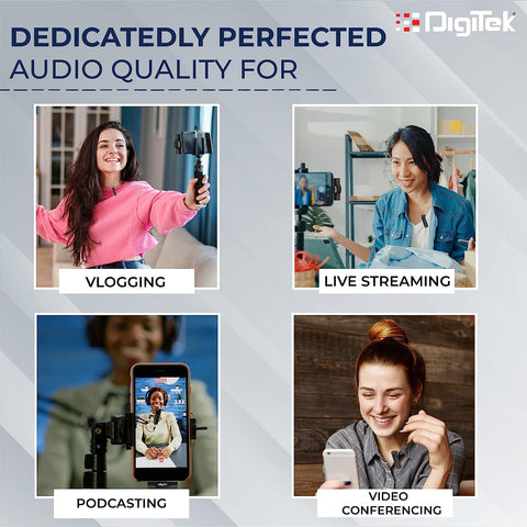 Buy Digitek (DWM-002) Wireless Microphone & Receiver with iPhone ...