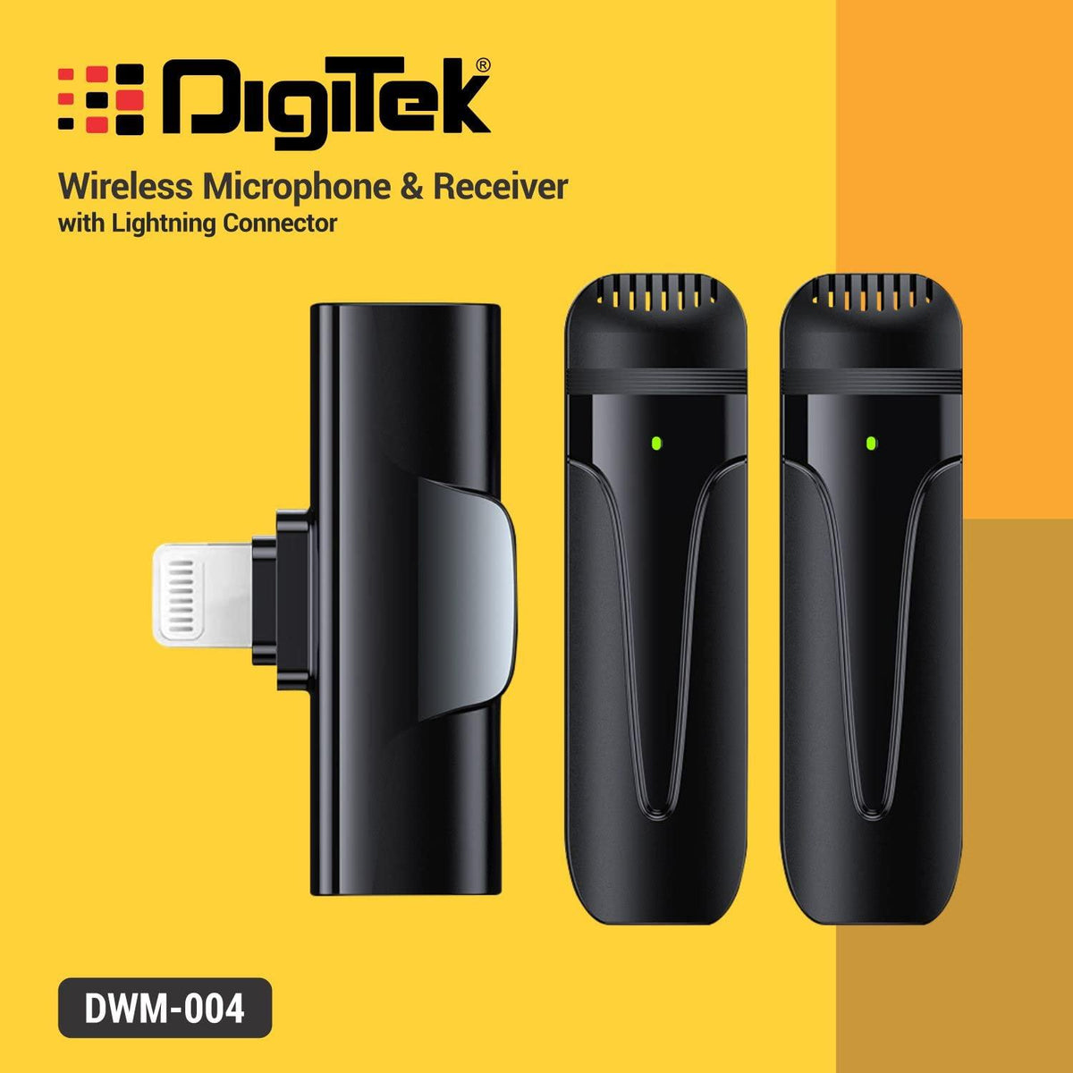 Buy Digitek Wireless Microphone Receiver with 8-Pin Connector DWM-004 ...