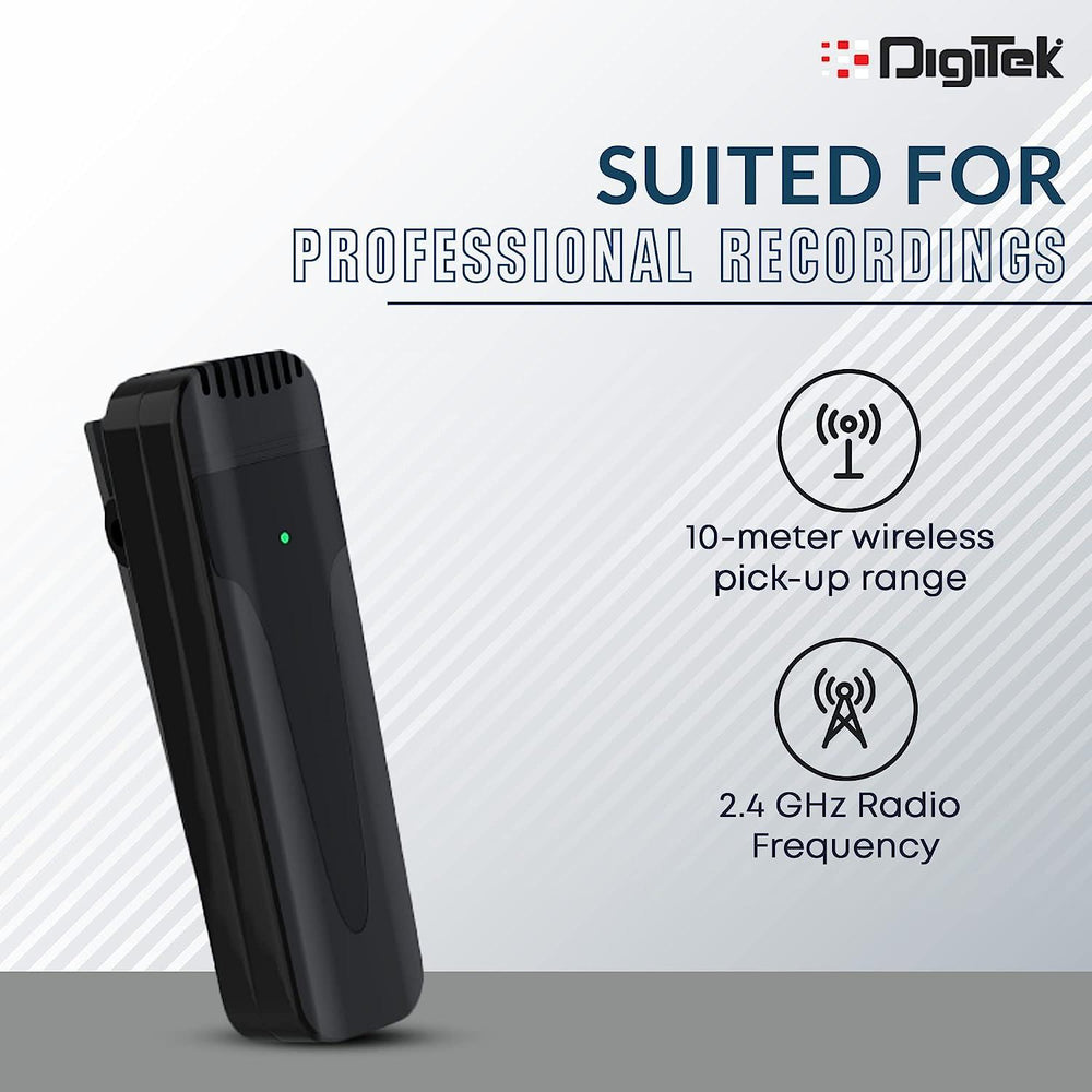 Buy Digitek Wireless Mic with AUX Noise Cancellation DWM-005